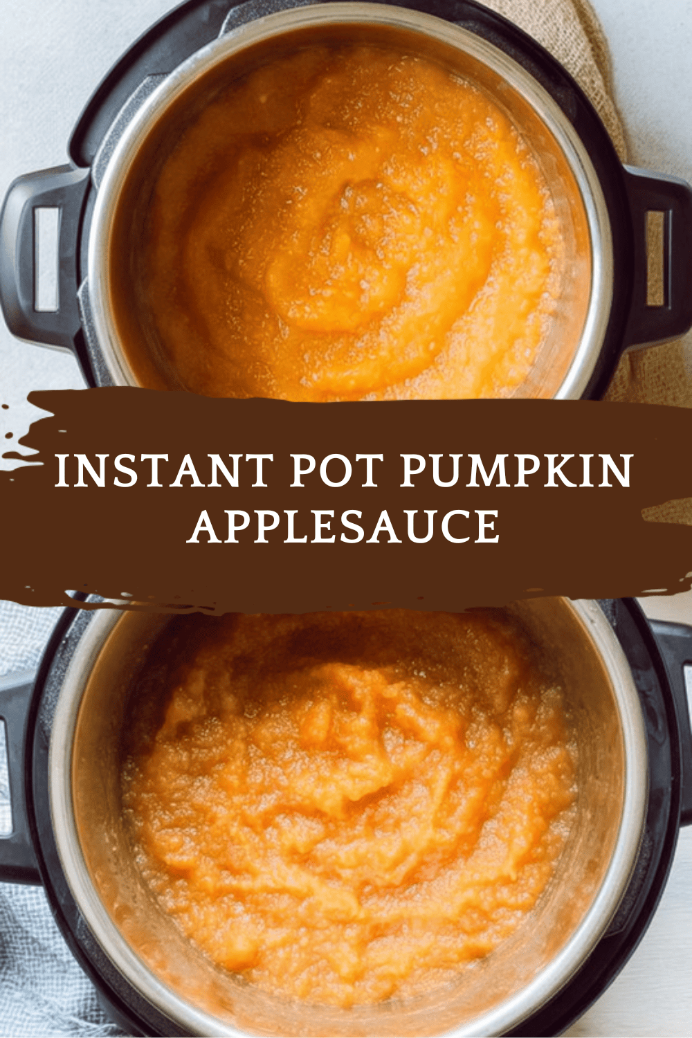 Instant Pot Pumpkin Applesauce Recipe With Fall Spices