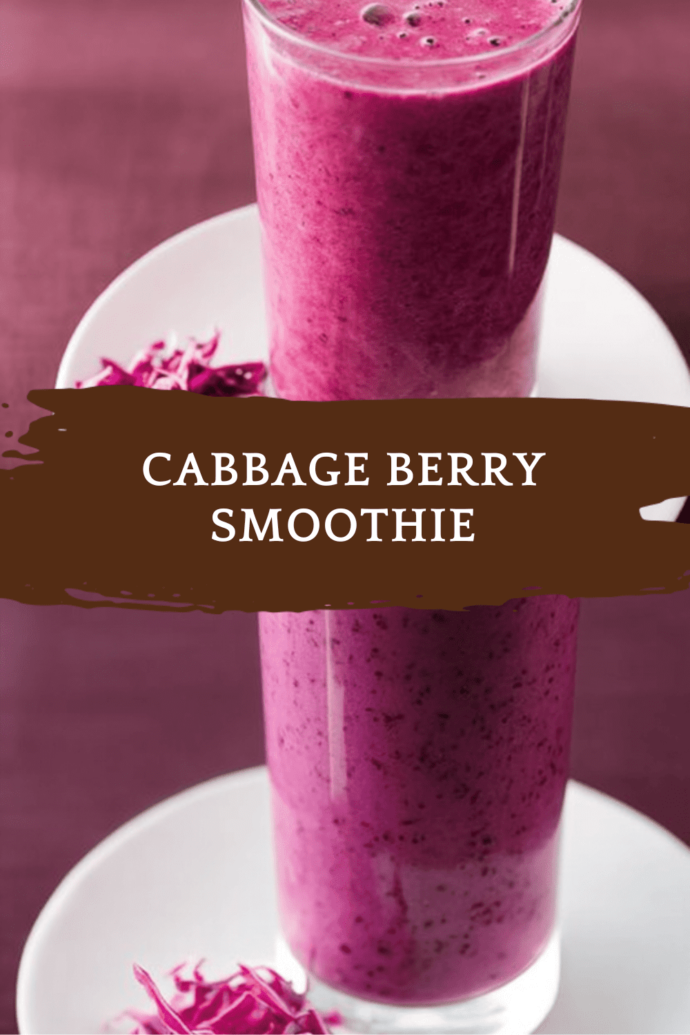 Cabbage Berry Smoothie Recipe for A Healthy Energy Boost