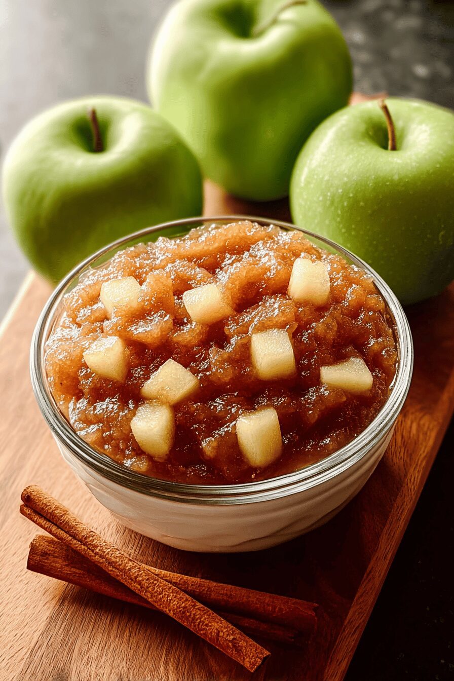 Chunky Cinnamon Applesauce Recipe With Fresh Apple Flavor