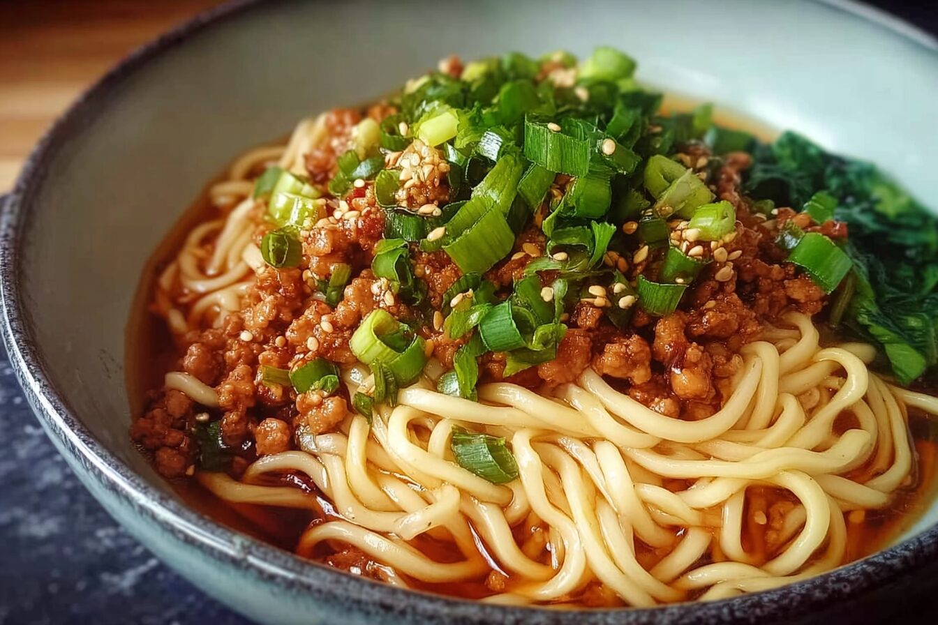 Dan Dan Noodles Recipe With Spicy Sichuan Sauce And Pork
