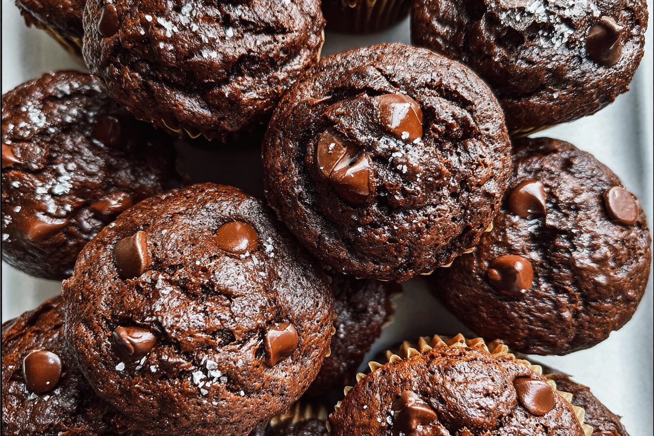 Double Chocolate Muffins Recipe For Rich Moist Flavor