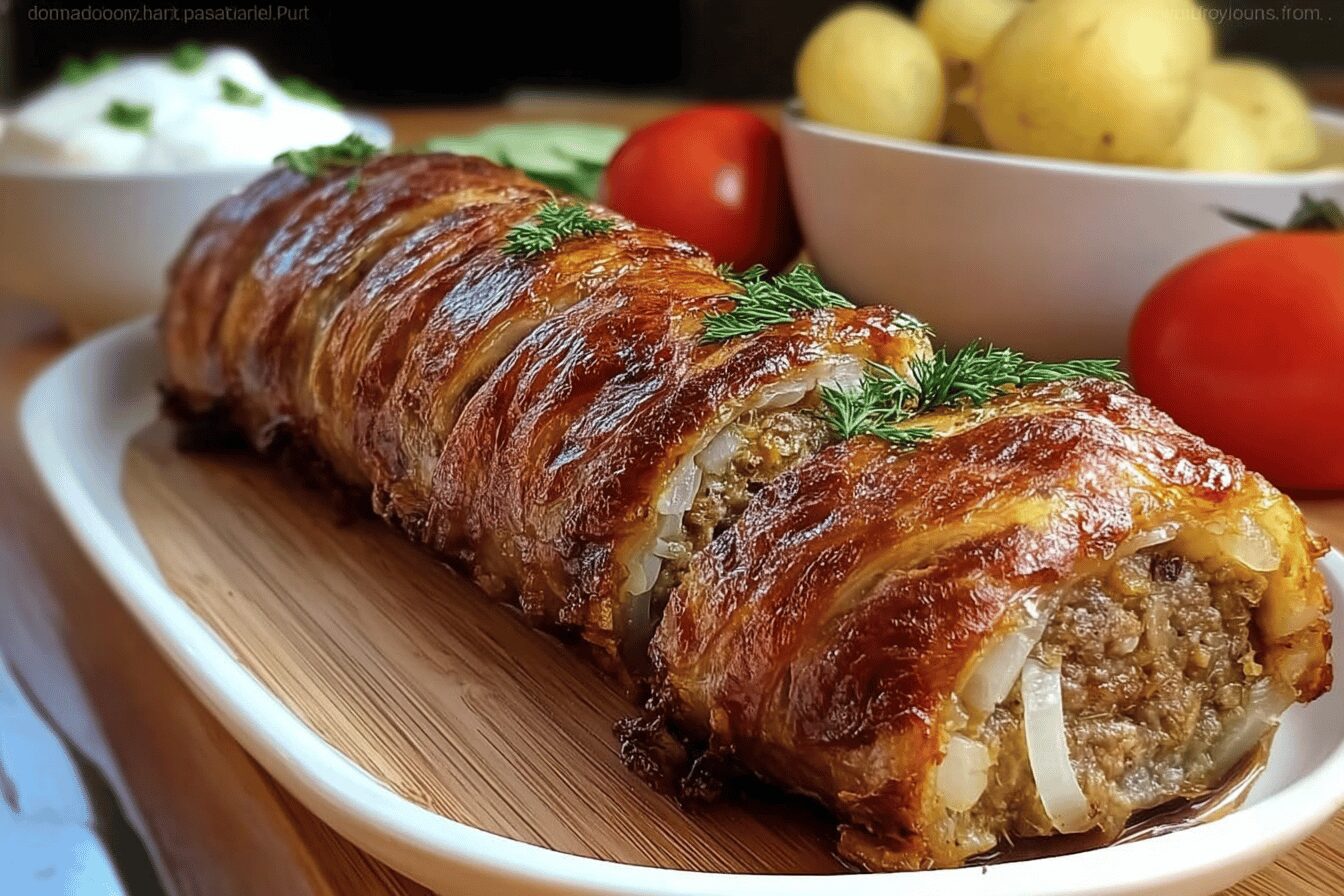 Stuffed Meat Roll Recipe With Savory Flavor In Minutes