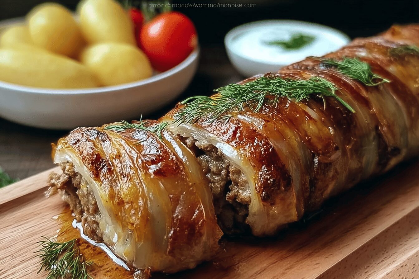 Stuffed Meat Roll Recipe With Savory Flavor In Minutes