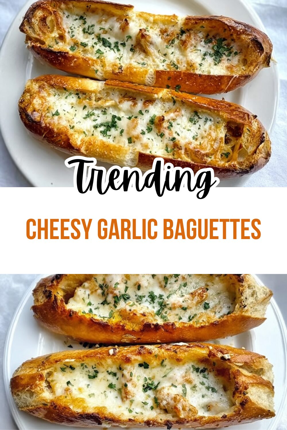 Cheesy Garlic Baguettes Recipe With Crispy Golden Crust