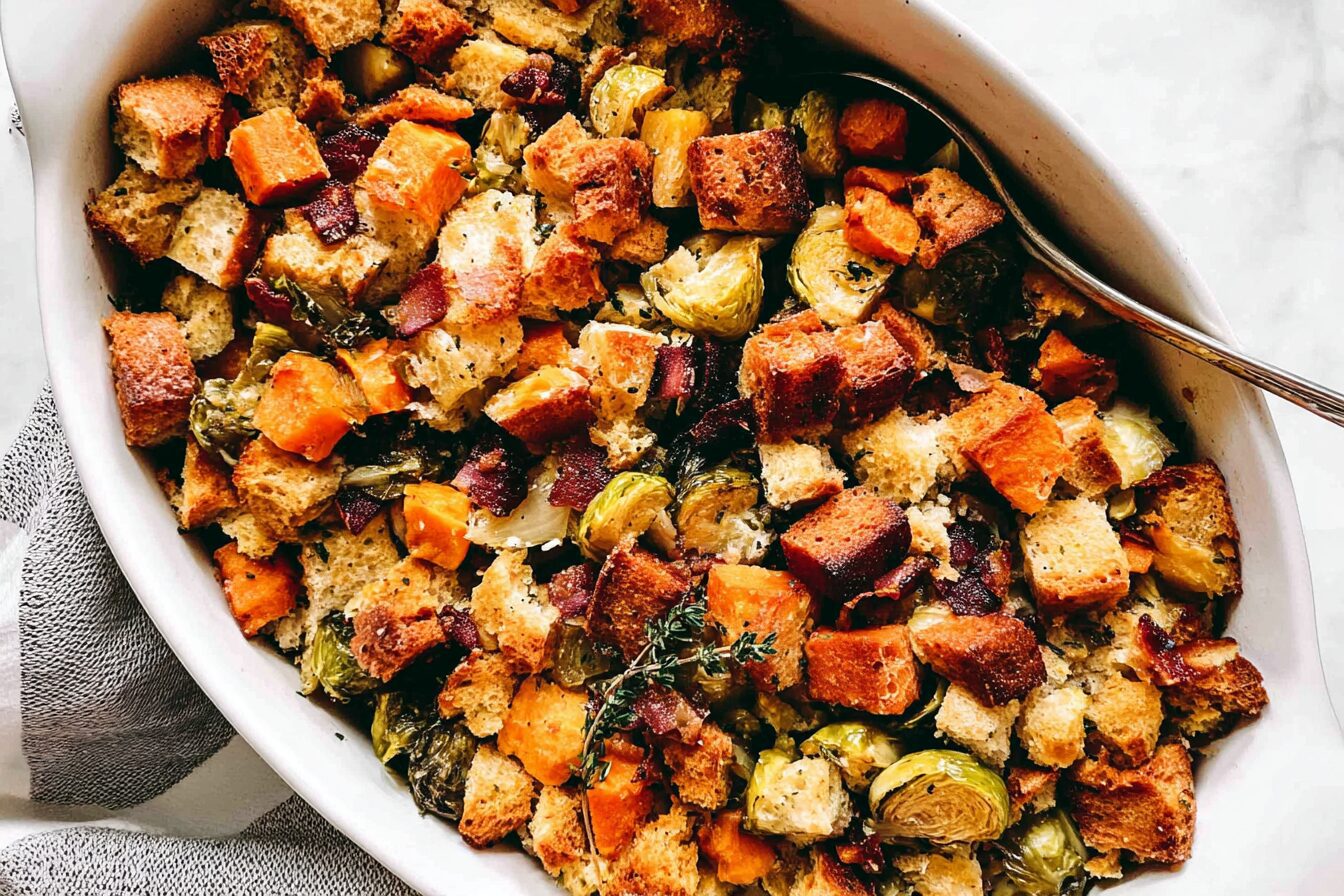 Best Roasted Autumn Vegetable Stuffing Recipe
