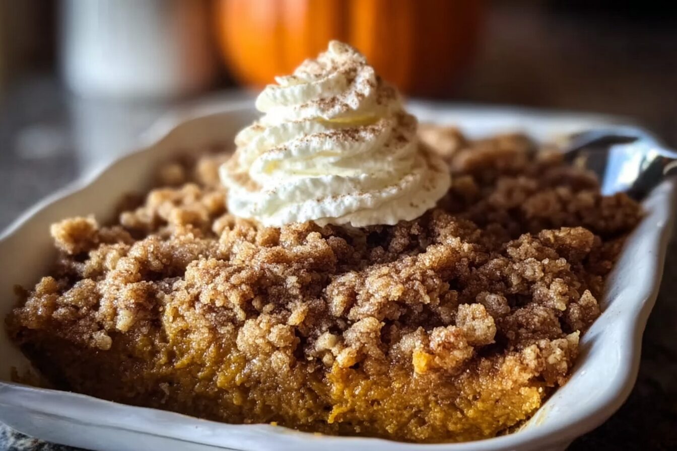 Pumpkin Pie Crisp Recipe With Spiced Oats And Sweet Filling