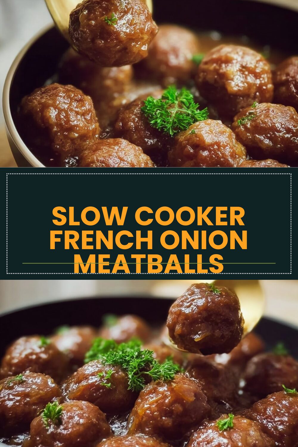 Slow Cooker French Onion Meatballs Recipe for Easy Dinners