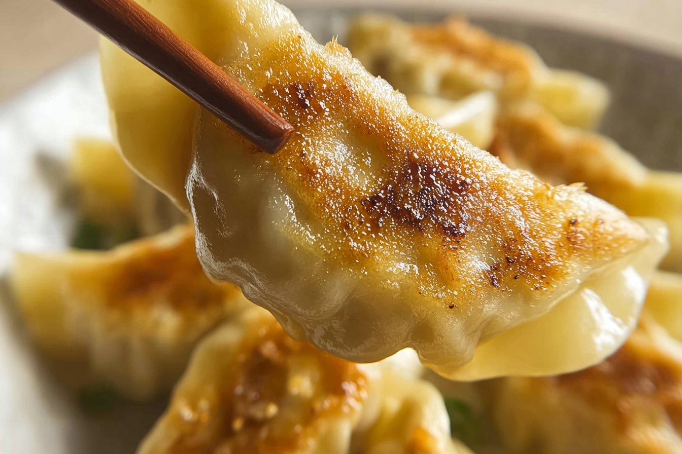 Authentic Crispy Chinese Dumplings Potstickers Recipe