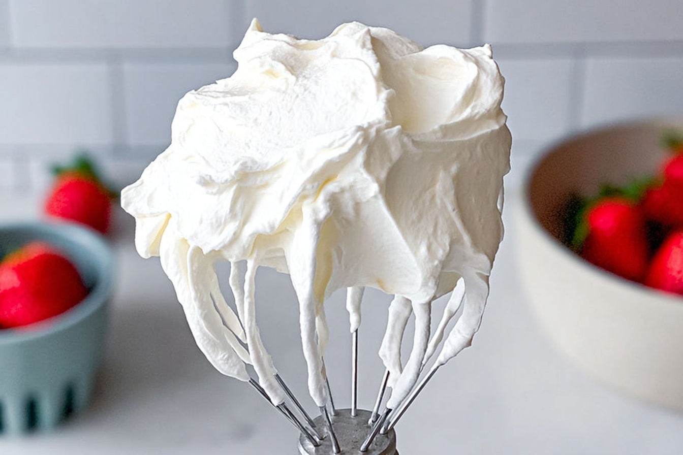 Easy Homemade Whipped Cream Recipe Ready in 5 Minutes